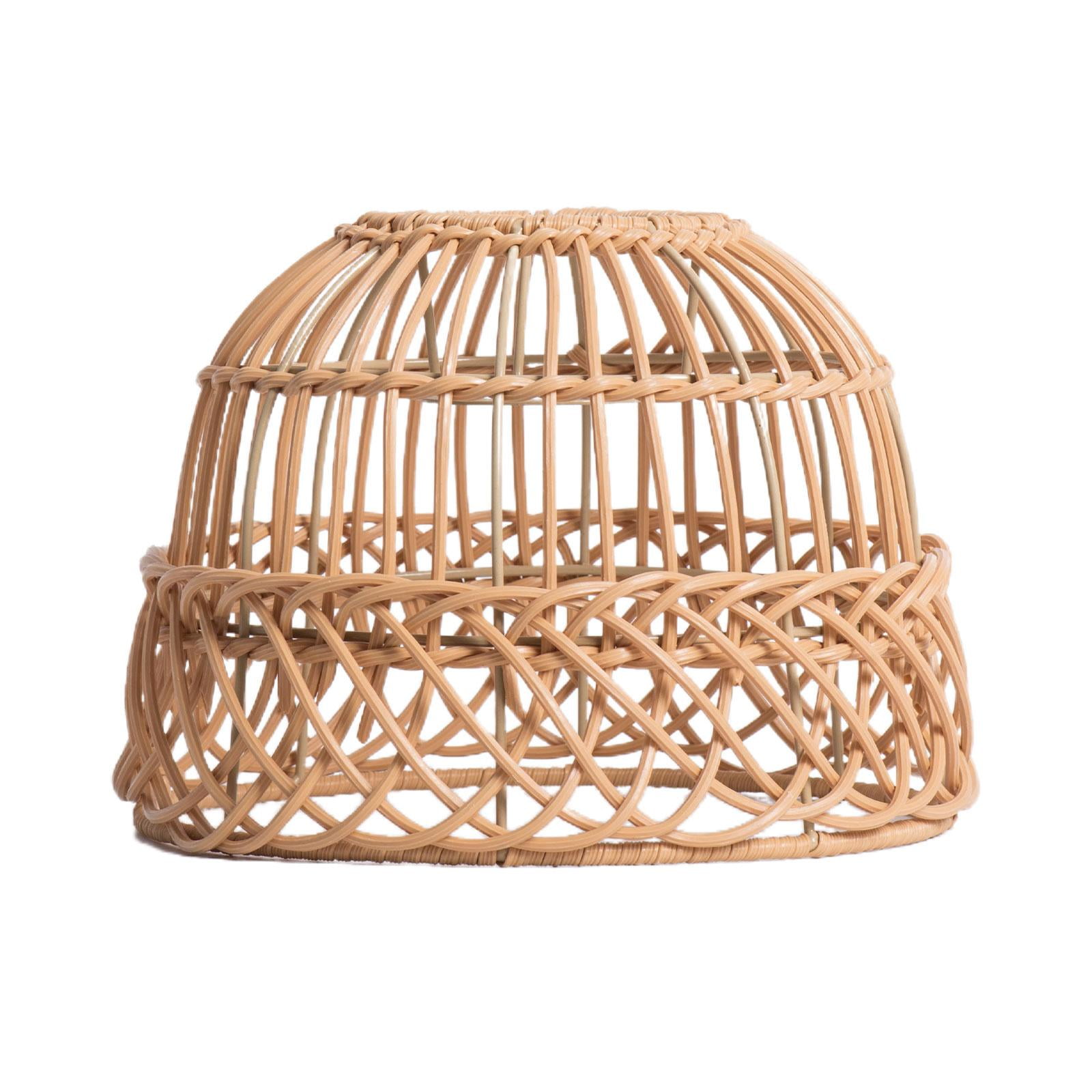 Click here for Tishita Ceiling Fan Light Cover Rustic Woven Lamps... prices