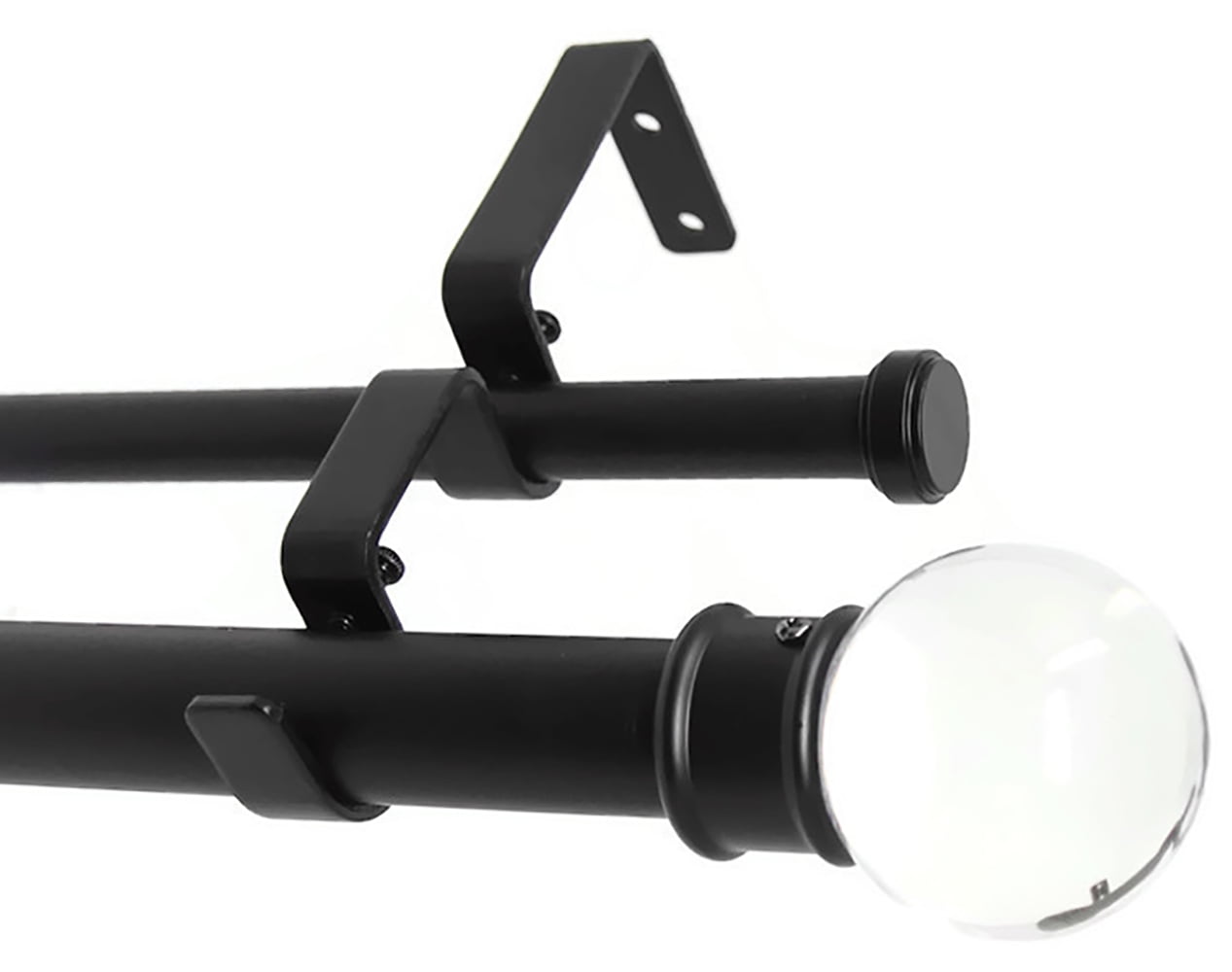 Urbanest Crystal Ball Manhattan 1" 5/8" Double Drapery Curtain Window ...