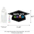 Big Dot of Happiness Hats Off Grad - Graduation Hat Decorations DIY ...