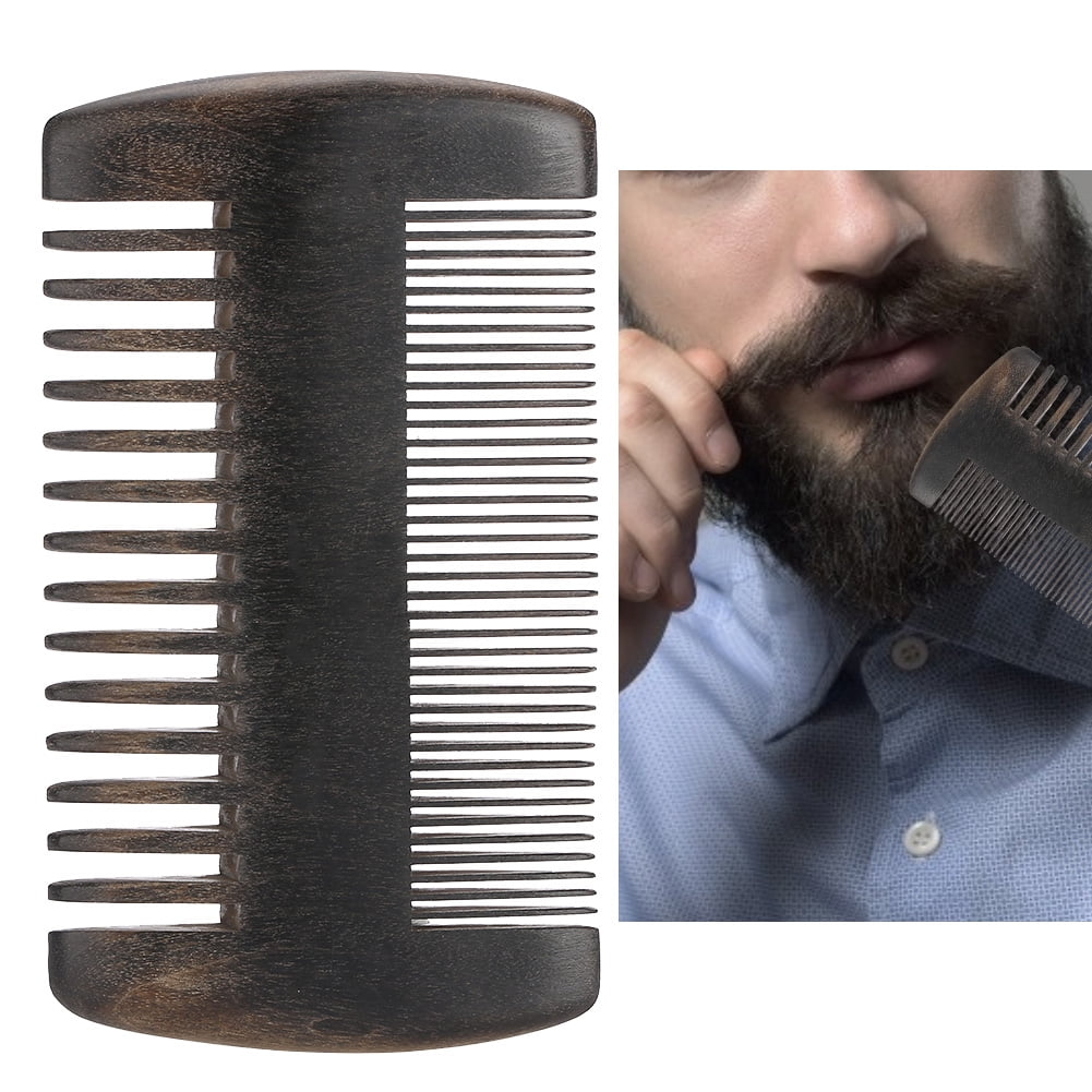 Ejoyous Ebony Mustache Shaper with Black PU Leather Bag Styling Comb ...