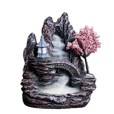 Mainstays Blue Ceramic Waterfall Backflow Incense Burner for ...