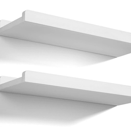 Pipe Bathroom Shelves with Towel Bar Rustic Wall Mounted Wood Floating ...