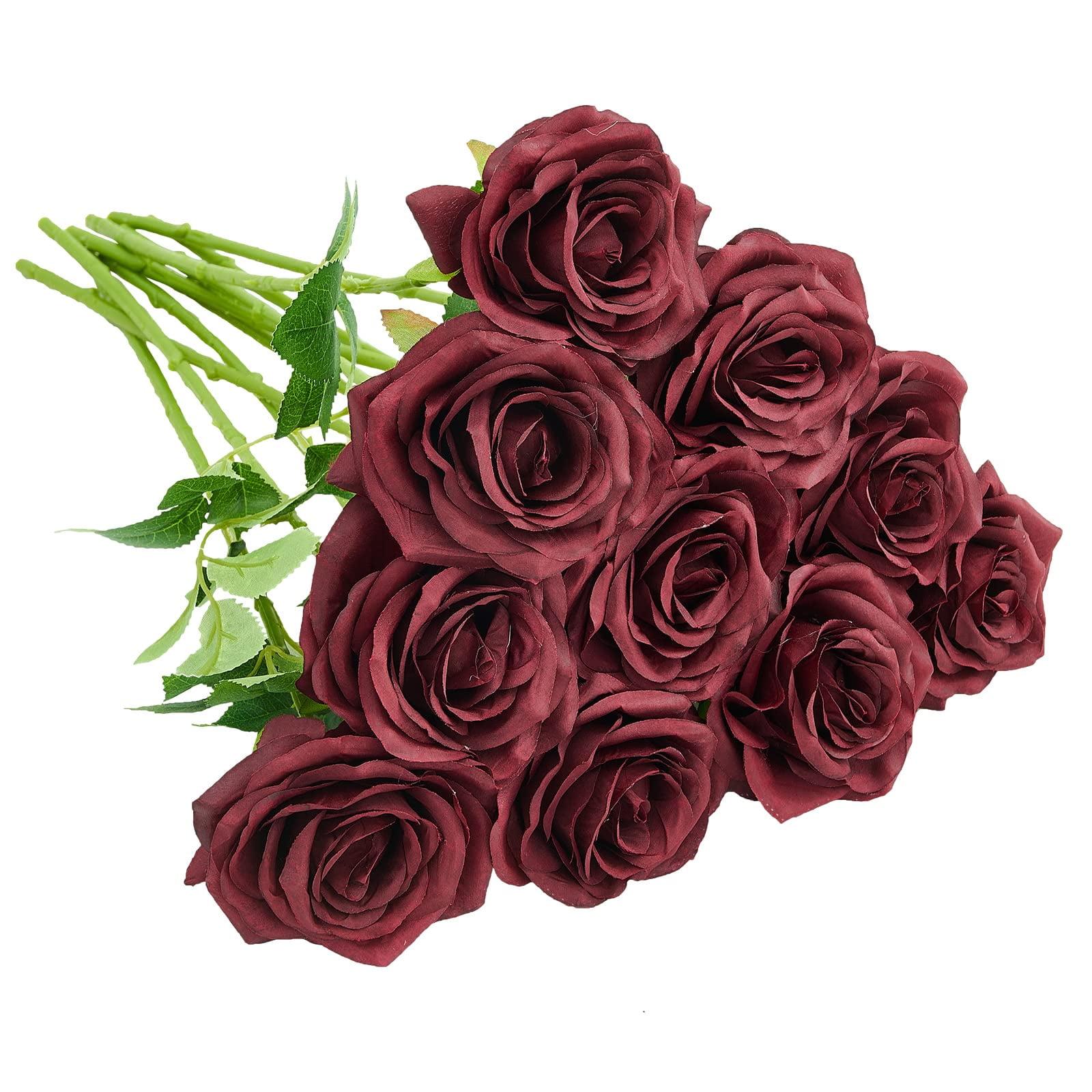 Click here for Iuknot Artificial Rose 10pcs Open Flower Bouquet F... prices