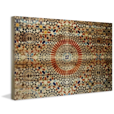 Haussmann® Teak Lotus Panel 48 x 48 inches H-3D Sand Washed - Walmart.com