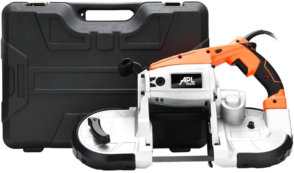 APLMAN Band Saw 5-Inch10-Amp Deep Cut Portable BandSaw for Wood ...