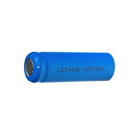 4/5 AA 3.7 Volt Lithium Ion 14430 Flat Top Battery (650 mAh) - Walmart.ca