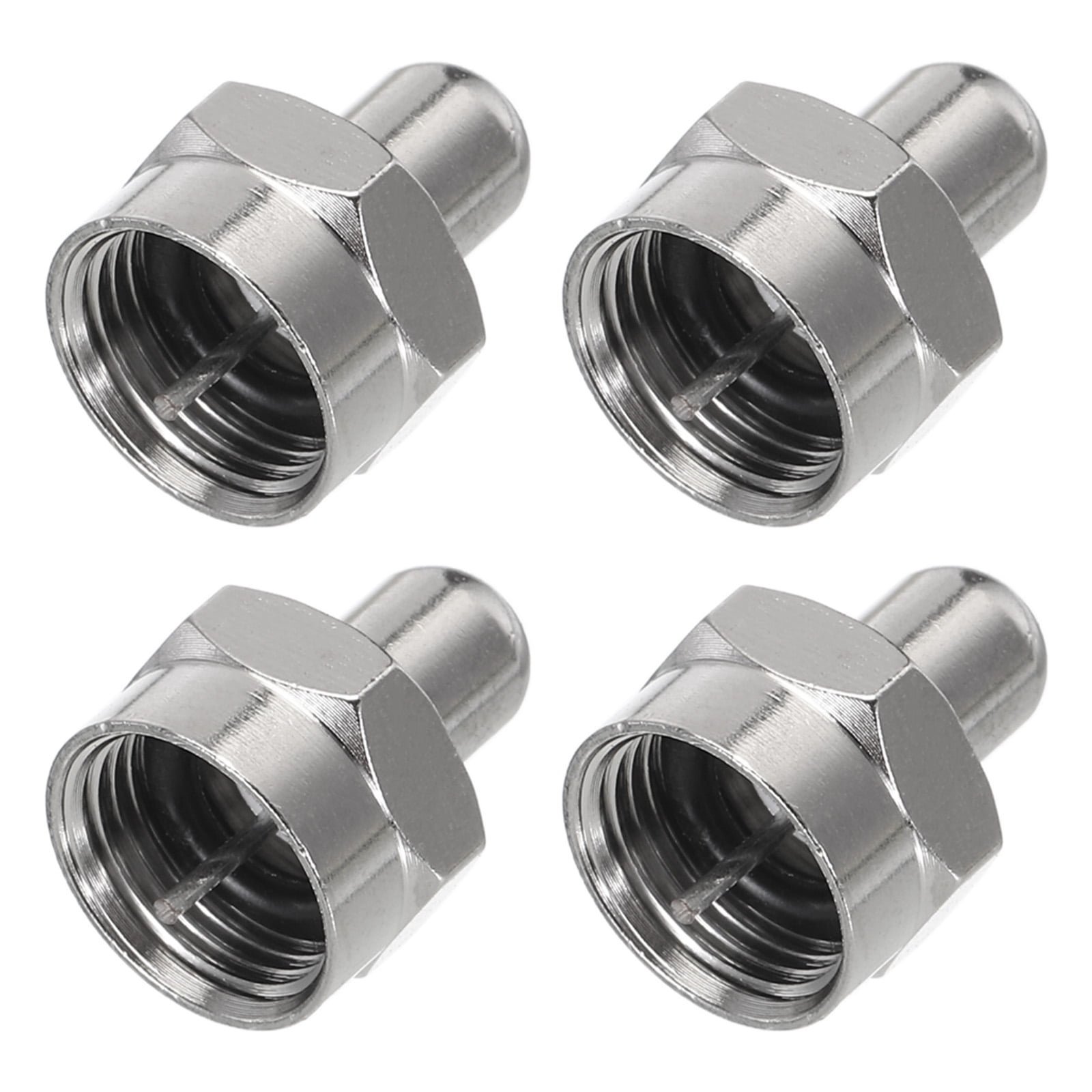 Uxcell 4pcs 75 Ohm Coax Cap Coaxial Terminator F Male RF End Caps ...