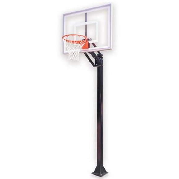 First Team RoofMaster II Adjustable Basketball System, Black, 36x48 ...