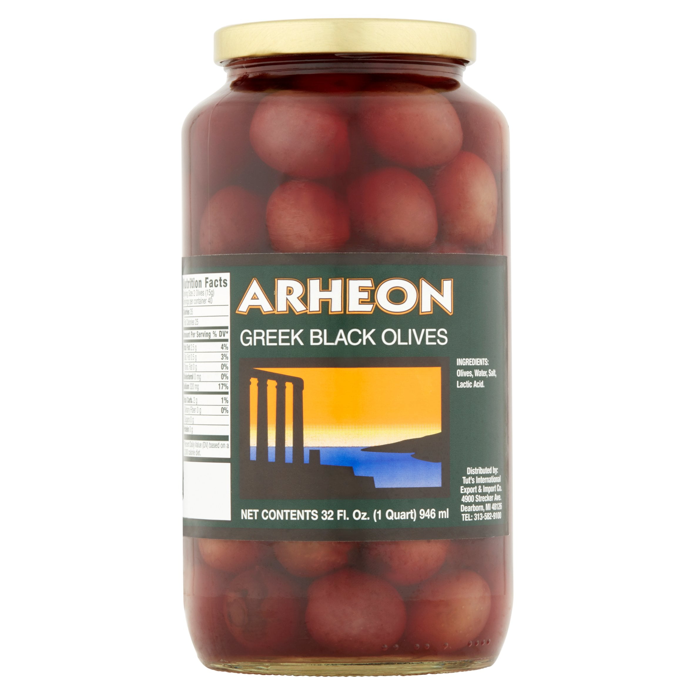 Arheon Greek Black Olives, 32 fl oz - Walmart.com - Walmart.com
