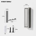 ABCISI 4Pcs Foldable Wall Hook, Heavy Duty Multipurpose Hook for ...