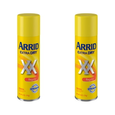 ARRID Extra Dry Anti-Perspirant Deodorant Spray Regular 6 oz (Pack of 2 ...
