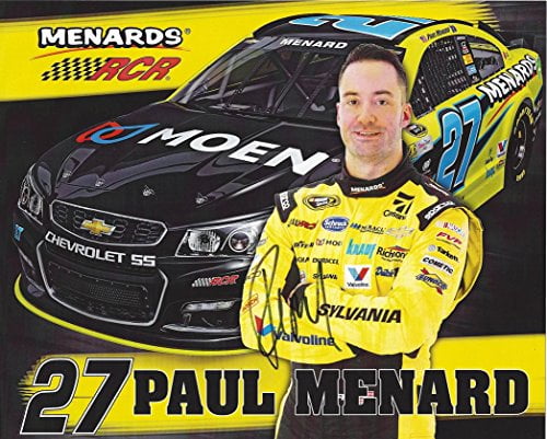 AUTOGRAPHED 2016 Paul Menard #27 Menards - Moen Team (Richard Childress ...