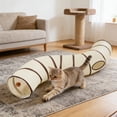 Cat Wand Toy with Catnip Infused Tunnel Hide and Seek Interactive ...