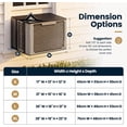 Air Conditioner Covers for Outside, Mesh Window Ac Cover for Outdoor ...