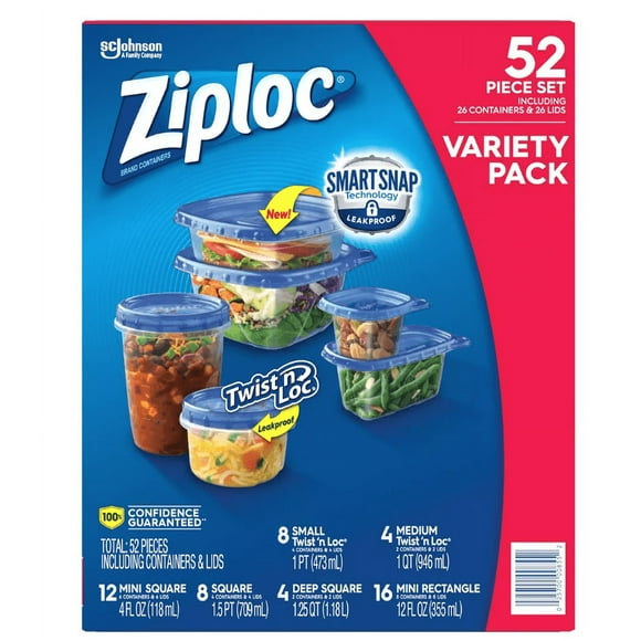 Ziploc Twist Loc Containers