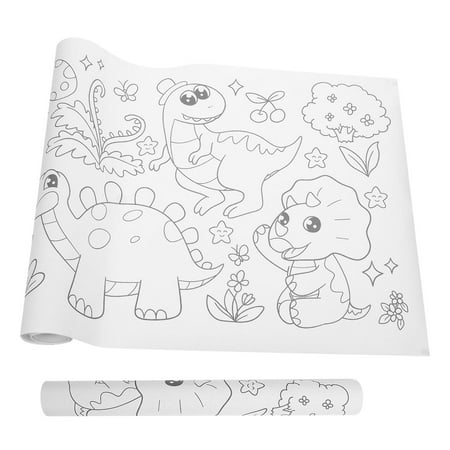 2 Rolls Children's Drawing Roll Tracing Paper Roll Kids Painting Paper ...