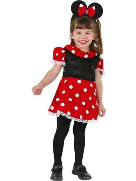 Toddler Mini Mouse Dress Costume - Walmart.com