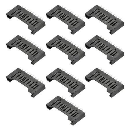 SD Memory Card Socket Holder SMT SMD Short Body 10 Pin 10pcs | Walmart ...
