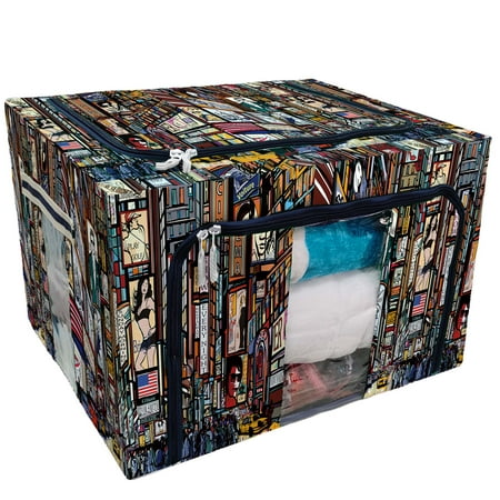 EREHome street in New York city times square Storage Bag Clear Window ...