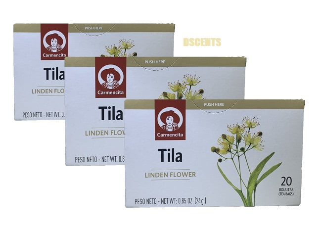 Spanish Linden Flower Tea (Tila / Tilo) by Carmencita 20 Tea Bags PACK ...
