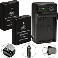 BM Premium 2 Pack of NP-FV50A High Capacity Batteries and Battery Charger for Sony Handycam ...