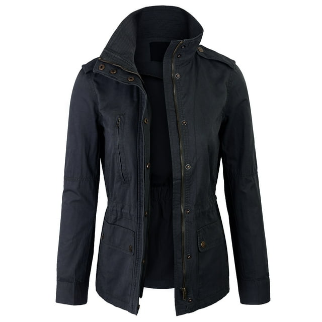Casual Outdoor Jacket Bella Swan Jacket KOGMO Women's Military Safari ...
