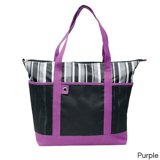 Blue Shopping Striped Tote Bag - Walmart.com