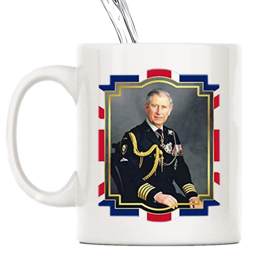 King Charles III Mug | United Kingdom King Charles III Mug 2022 | White ...