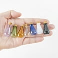 2ML Mini Glass Color Bottles Water Drop Vase Small Jars Vials Mini Cute ...