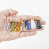2ML Mini Glass Color Bottles Water Drop Vase Small Jars Vials Mini Cute ...
