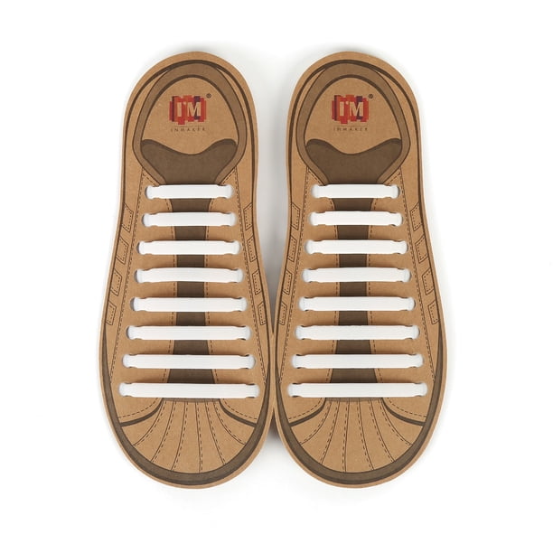 INMAKER No Tie Shoe Laces for Adults and Kids, Elastic Shoelaces for ...