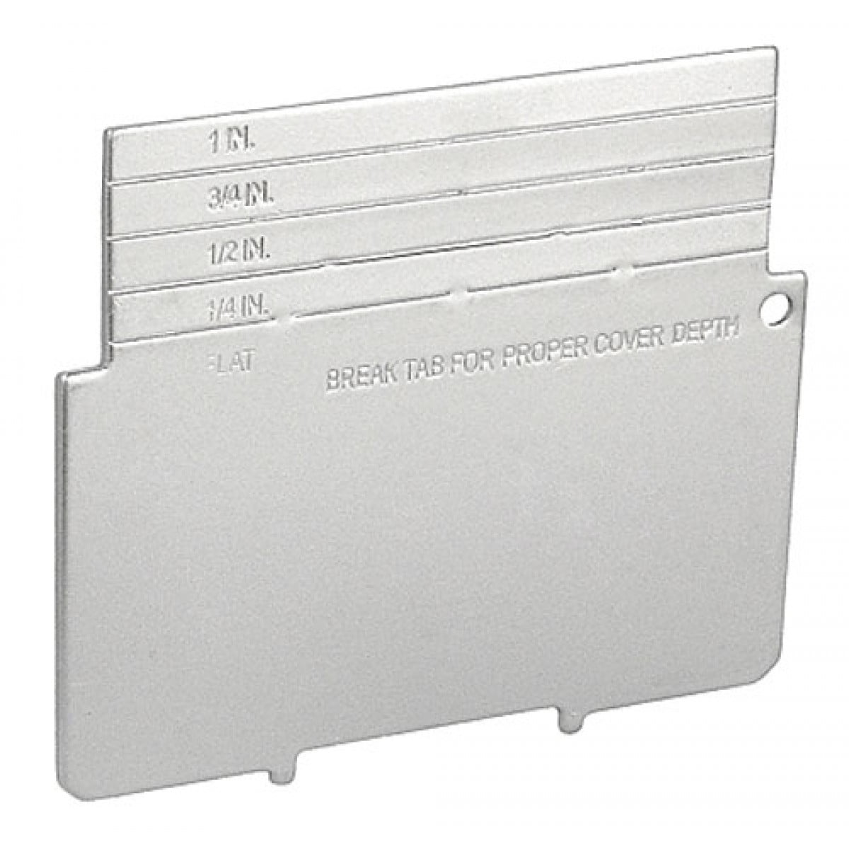 2 Pcs, 1-1/2 In. Deep Box Partition for 4-11/16 In. Box, Zinc Plated ...