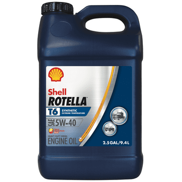 Shell Rotella T5 Synthetic Blend 10W-30 Diesel Engine Oil, 1-Gallon ...
