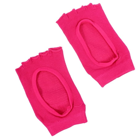 Gaiam Yoga Barre Socks - Grippy Non Slip Sticky Toe Grip Accessories ...