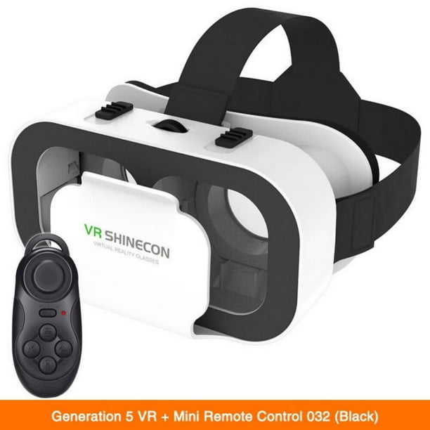 Virtual Reality 3D VR Smart Glasses with Wireless Remote Control IMAX ...