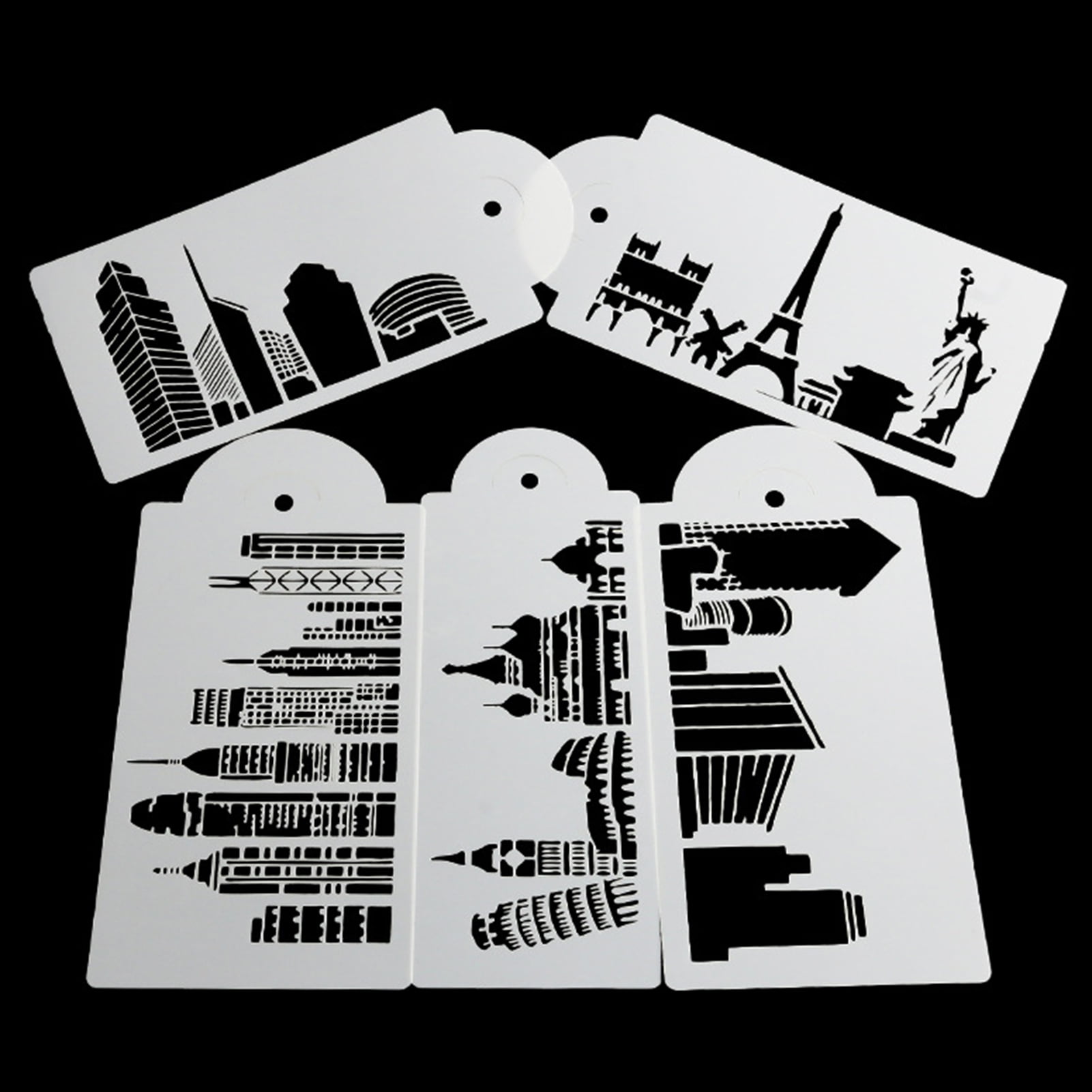 London Skyline Stencil