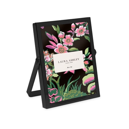 Laura Ashley 2x3 Black Flat Metal Picture Frame (Vertical) with Pull ...