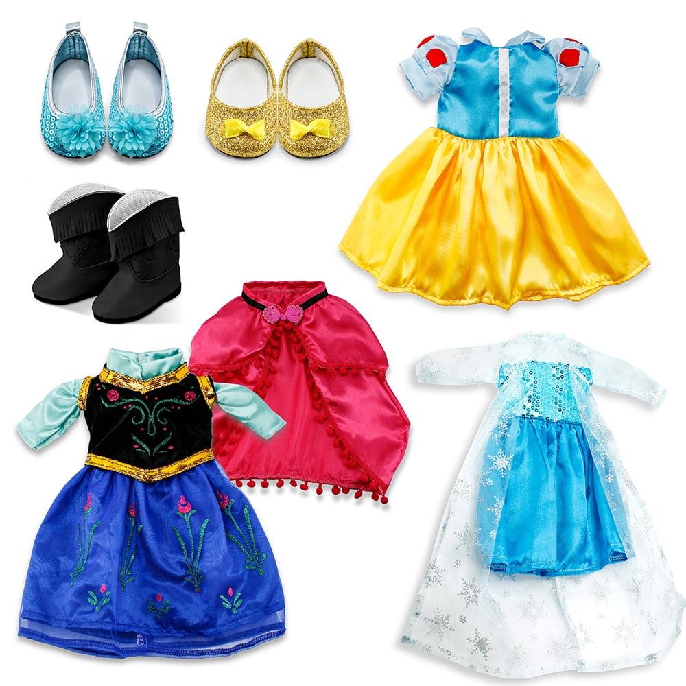Fits American Girl 18 inch Princess Dress 18 Inch Doll Clothes Costume ...