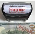 MAGA Stamp by '. - Donald Trump Lives Here - Red Ink Self Inking Rubber ...