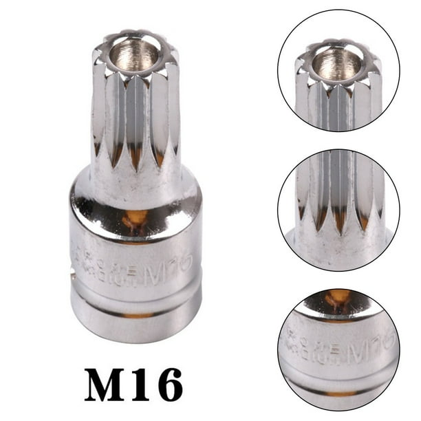 M16 Square Head Drain Plug Socket Special Oil Pan Screw Socket Wrench ...
