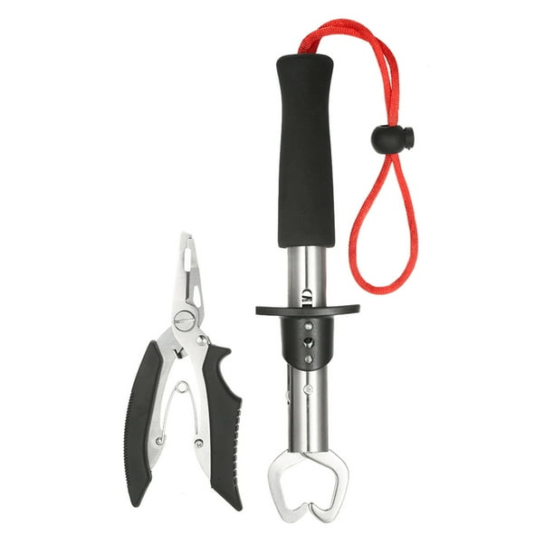 Multifunctional Fishing Lure Pliers Stainless Steel Fish Lip Gripper ...