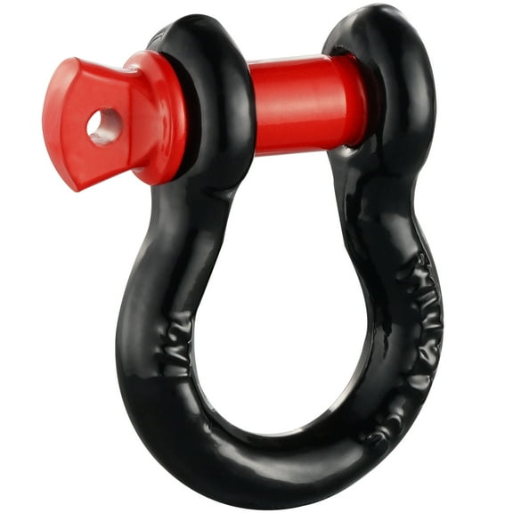 D-Ring Shackle 3/4" 2 Pack - 30 Ton Alloy Steel Recovery Shackles with ...