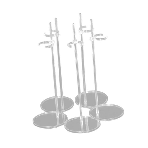 5 Pieces Acrylic Doll Stands Display Holder Figures Model Support Tool ...