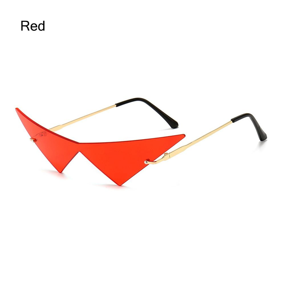 Fashion One Piece Rimless Clear Ocean Lens Sunglasses Eyewear Sun ...