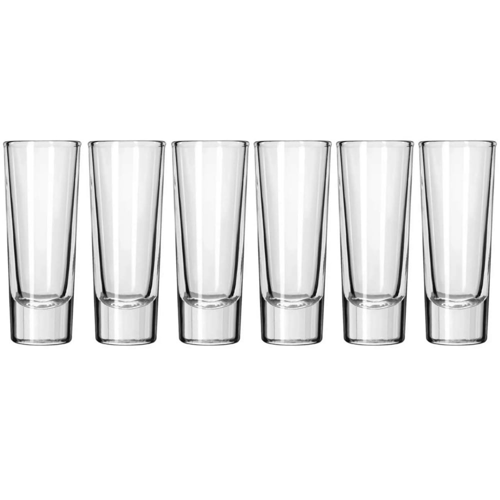 Made In Mexico Mexican Glass Tequila Shots Glasses Set of 6 Industrial ...