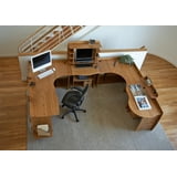 Legare Furniture No Tools Assembly 31-Inch Peninsula Desk Attachment ...
