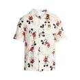 Disney Men's and Big Men's Mickey Mouse Wander Graphic Button-Up Shirt ...