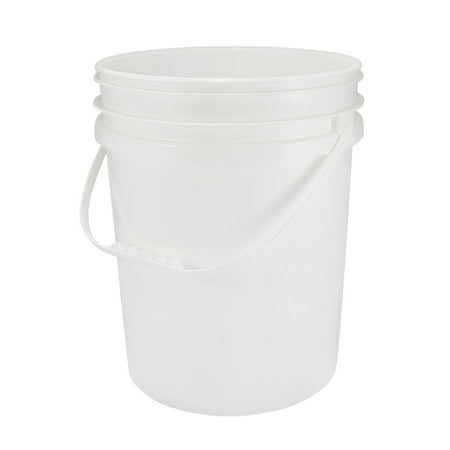 Uxcell Plastic Paint Pail 5.28Gallon/20L Paint Can, White | Walmart Canada