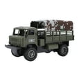 Yajisi Wireless Remote Control Military Truck 4 Wheel Drive Off Road RC ...