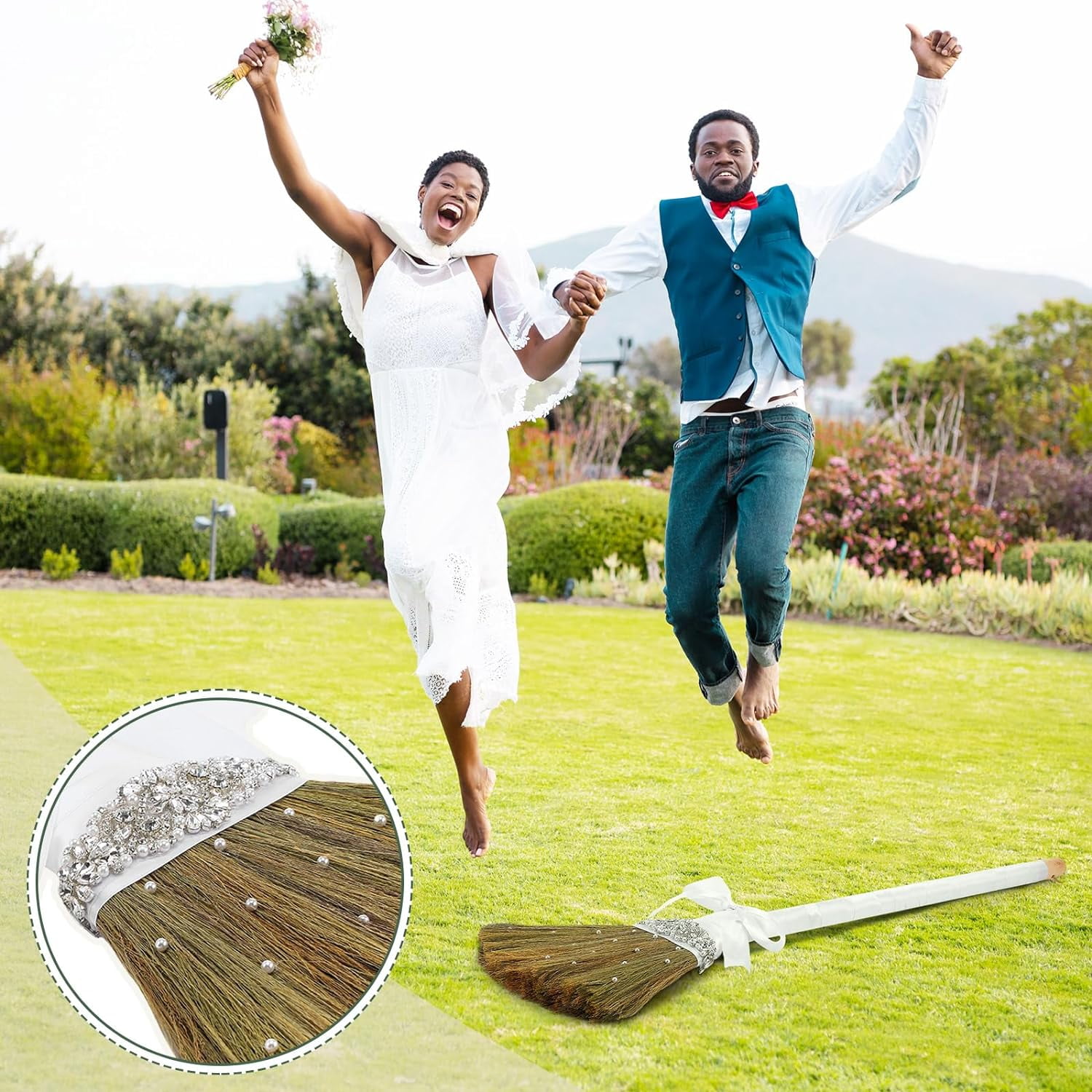 How to make a wedding jumping broom | Honestweddingadvice.com